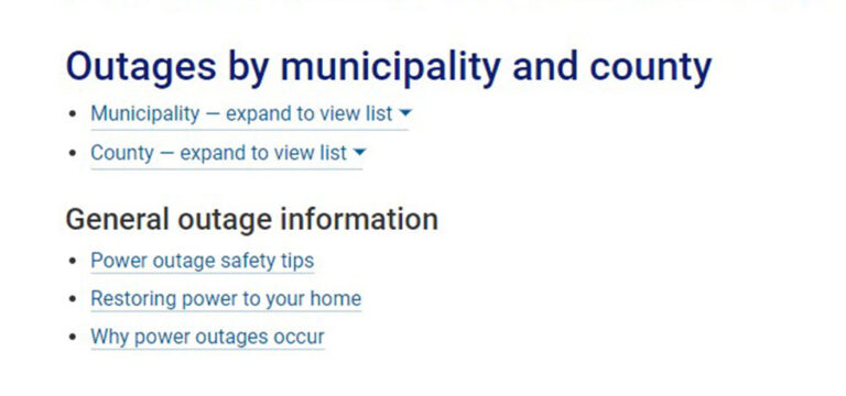 WPS outage map updated - Wisconsin Public Service